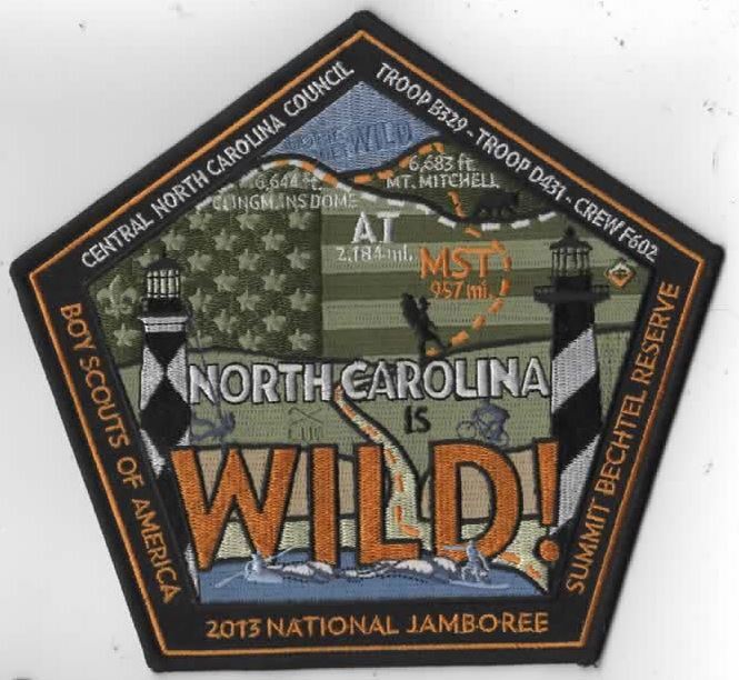 2013 National Jamboree Central North Carolina Council BLK Bdr. [BS1312] | eBay