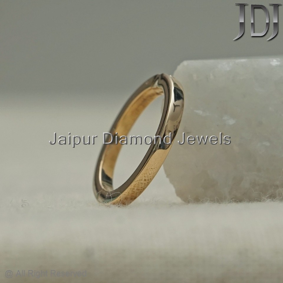 Solid 14K Yellow Gold Clicker Clasp Gift Jewelry Handmade Minimalist ...