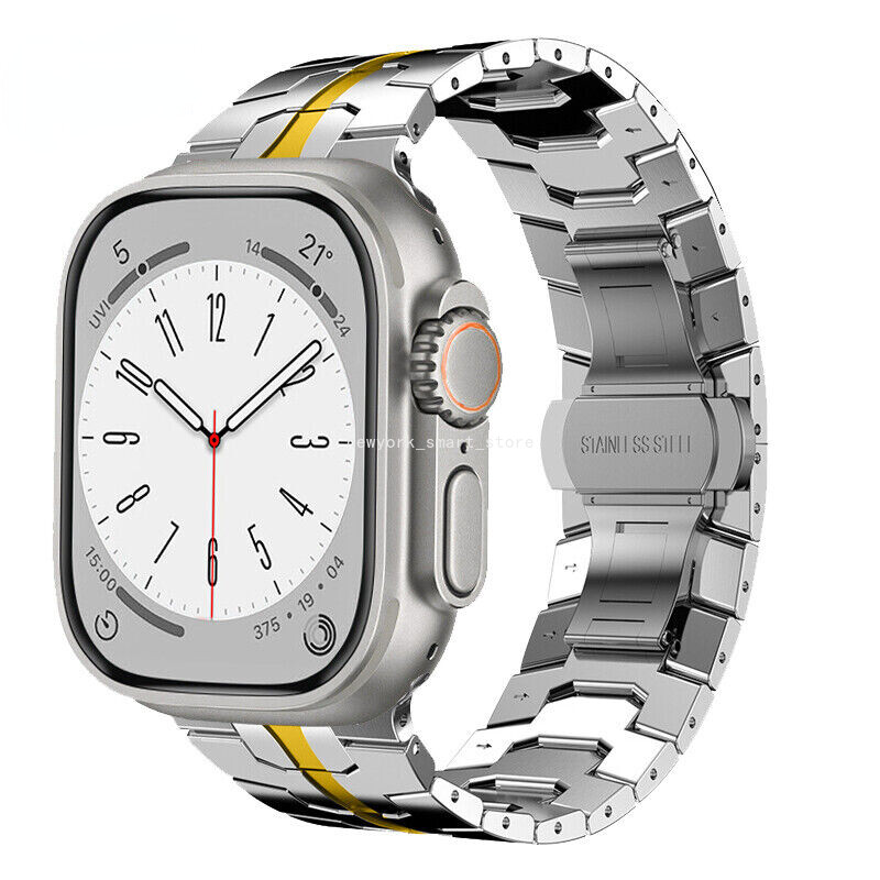 iWatch Titanium Metal Band For Apple Watch Ultra 49mm 9/8/7/6/5/4-1 40 ...