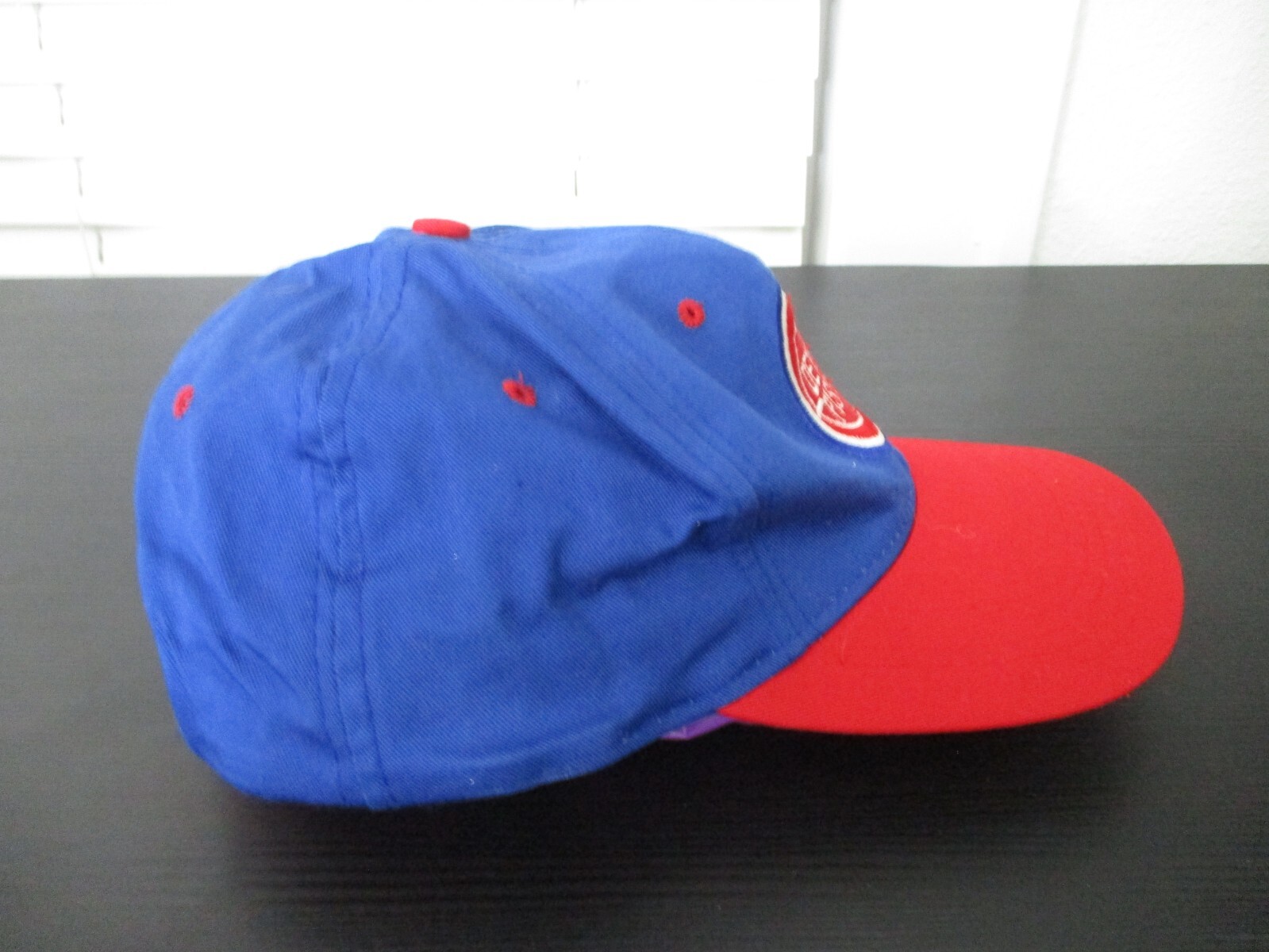 Vintage Detroit Pistons Hat Cap Mens Snap Back Blue Red NBA Logo ...