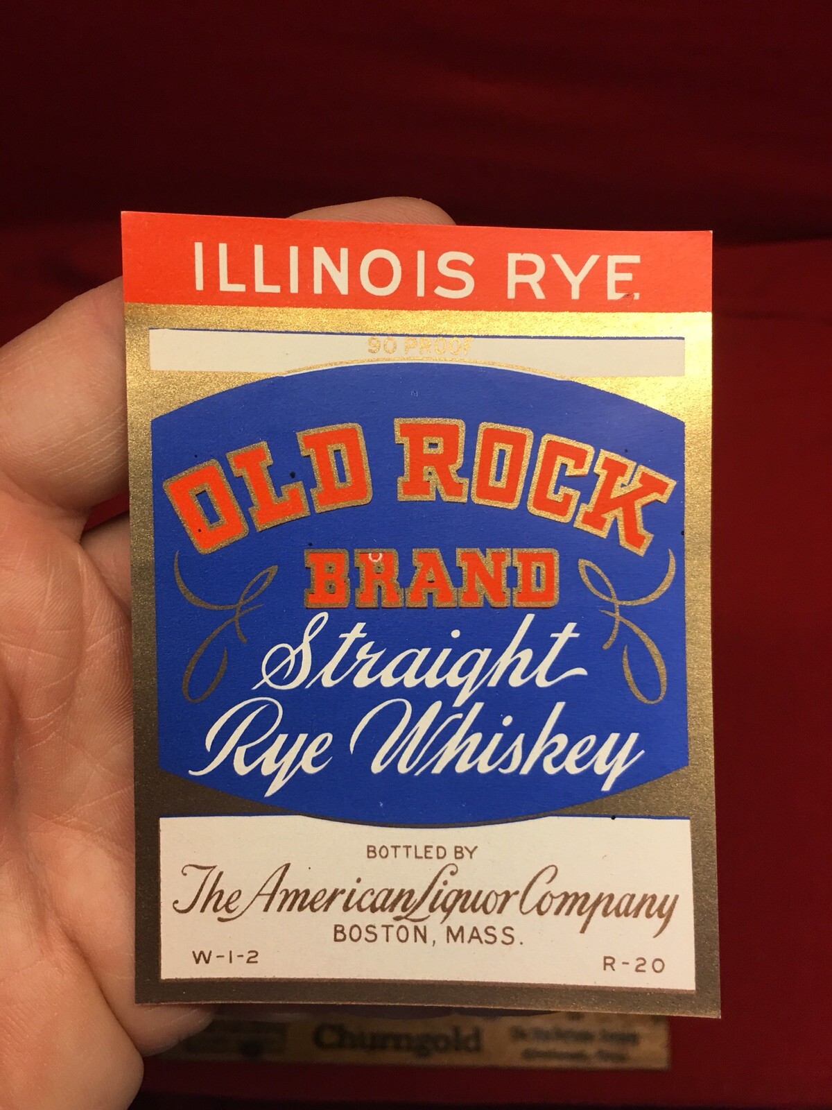 6 Vtg Bourbon Whiskey Paper Labels Unused Bar Tavern Man Cave Ky Gin ...