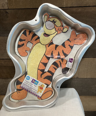 Wilton Disney Tigger Baking Pan Cake Mold Winnie the Pooh Silver Tin | eBay
