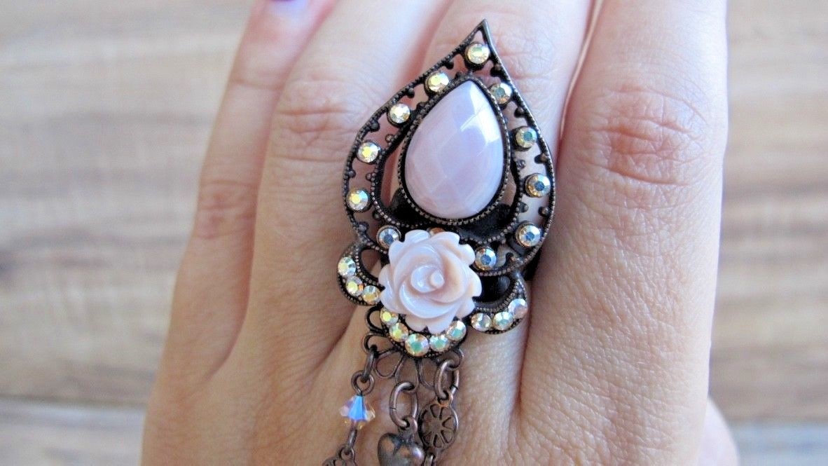 JACQUELINE SINGH Paris Women Chain Ring Bracelet Unique - WORN ONCE | eBay