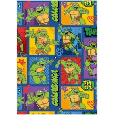 Teenage Mutant Ninja Turtles Gift Wrap 1 Sheet Folded TMNT Wrapping ...