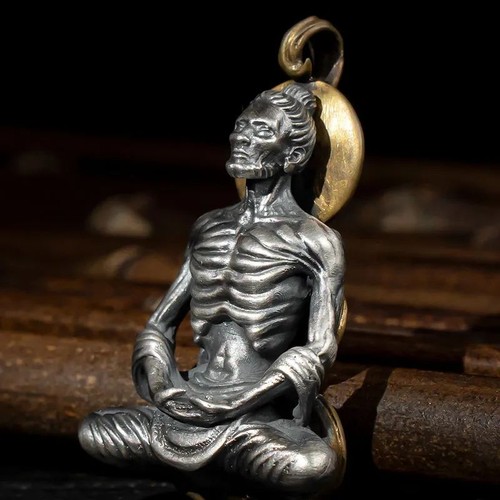 Maitreya Buddha Pendant Necklace Vintage Bodhi Amulet Jewelry Men Lucky ...
