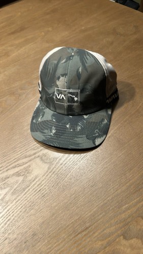 RVCA Hawaii Banded Hat - Green/Tan Camo - New | eBay