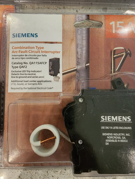 NEW LOT OF 13 SIEMENS QA115AFCN ARC FAULT CIRCUIT BREAKER TYPE CAFCI 15 ...