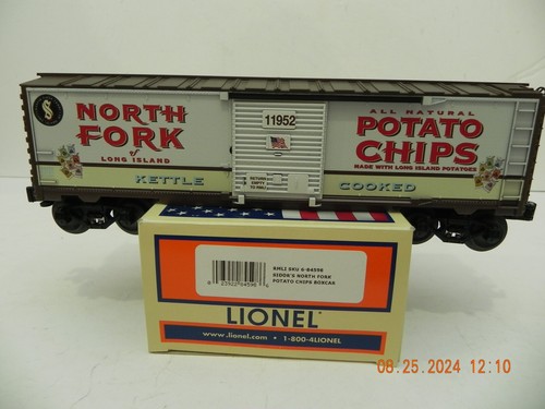 Lionel 6-84598 O Scale Railroad Museum Long Island Potato Chip Boxcar ...