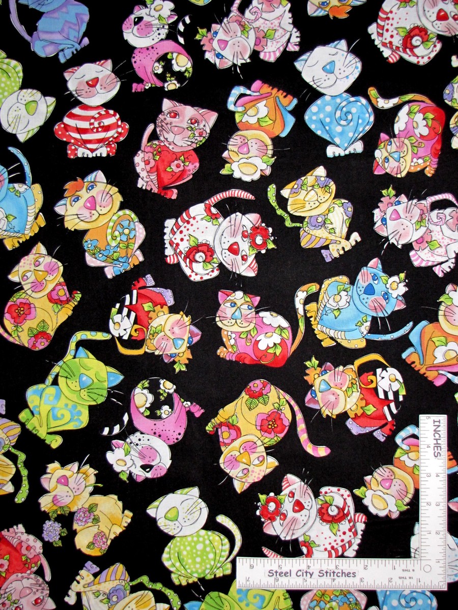 Calico Cats Fabric