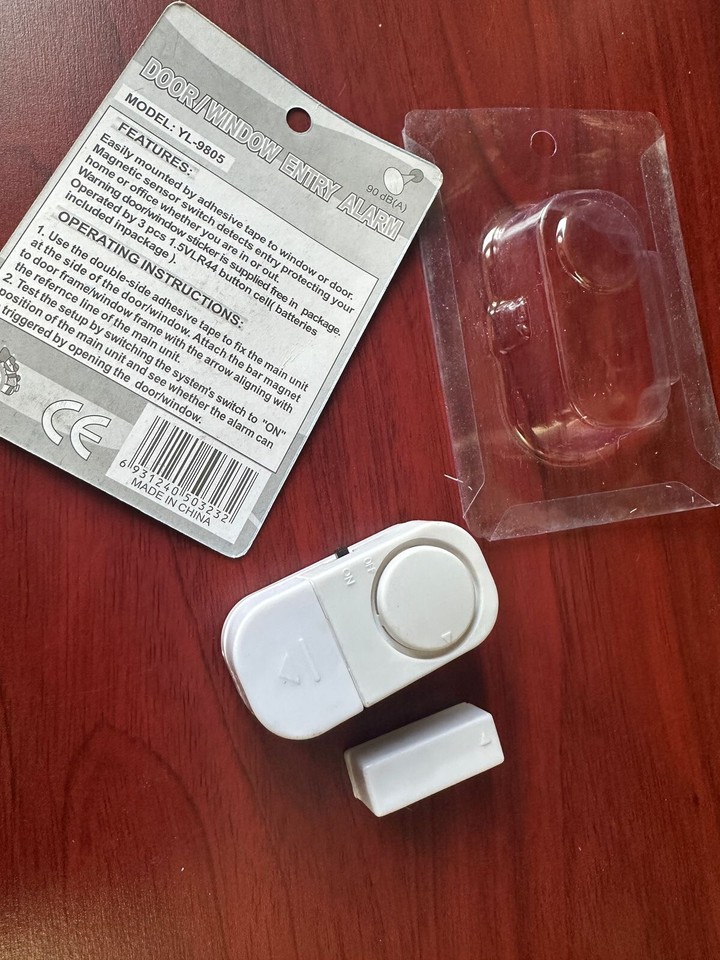 Door and Window Alarms Audible Loud Sensor Alarm Burglar Intruder ...