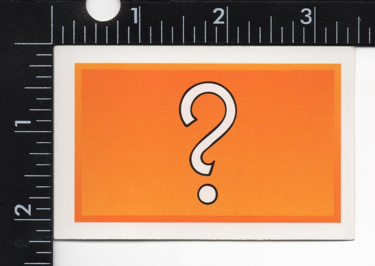 Monopoly Chance Question Mark