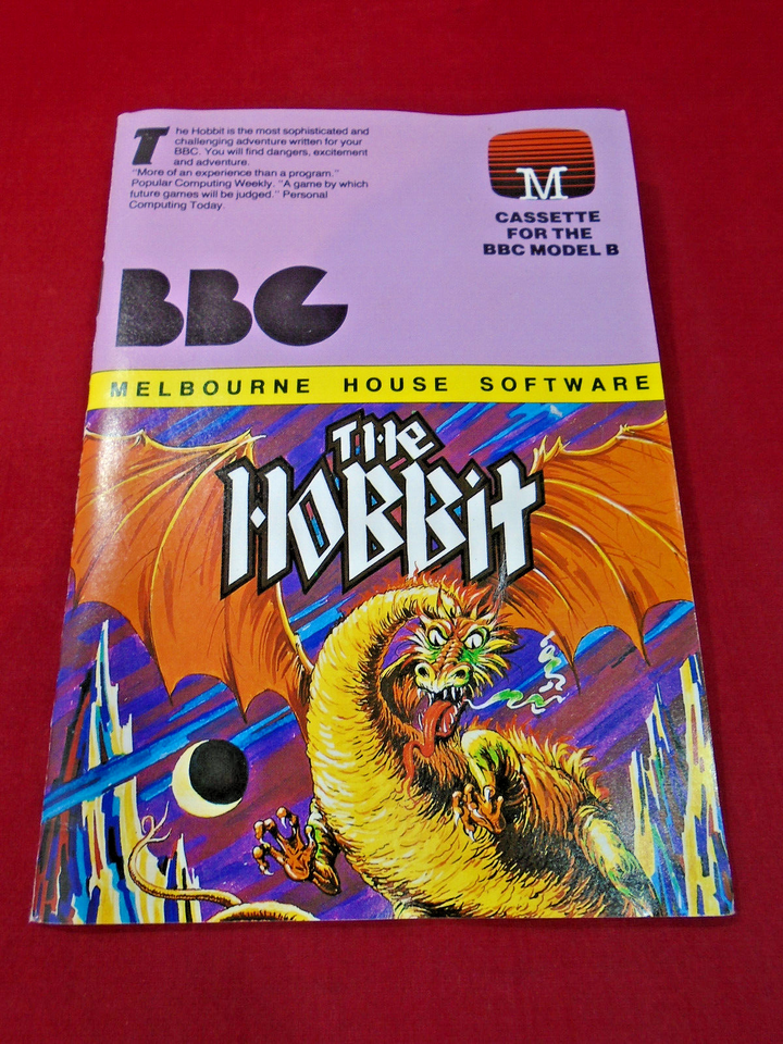 Boxed, The Hobbit Game, Acorn BBC B Micro Cassette & Manual Melbourne ...