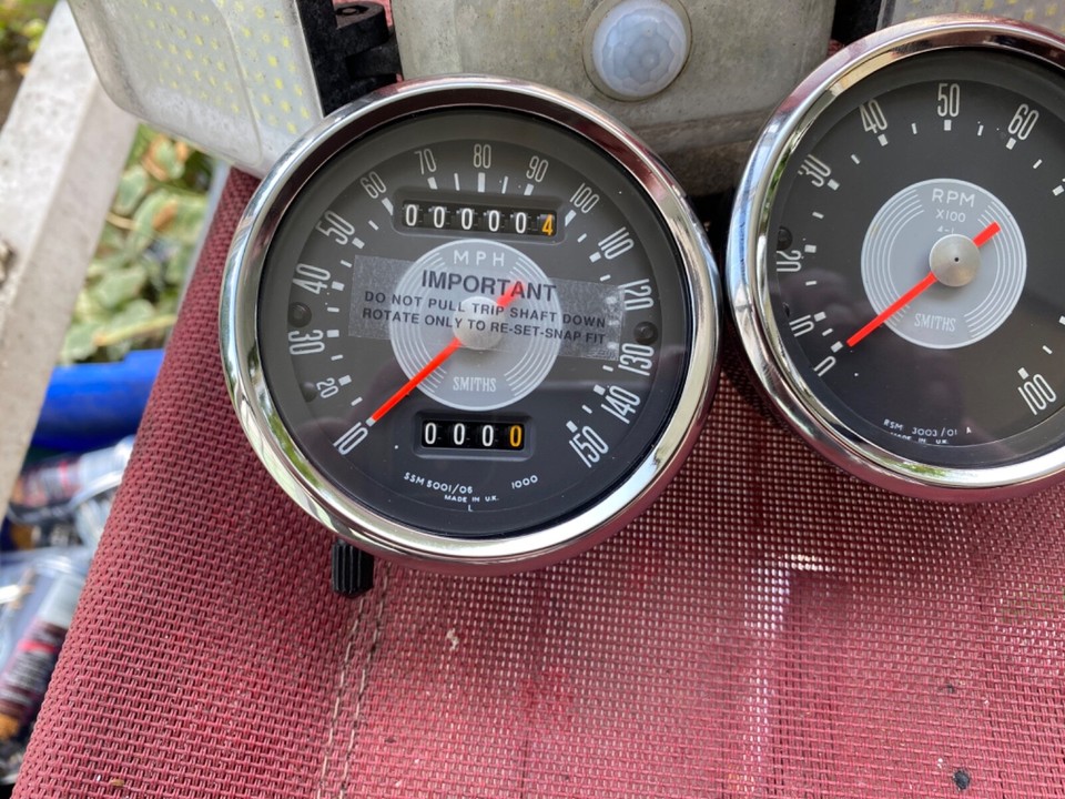 1967-1969 Triumph T120 - TR6 Speedometer & Tachometer REBUILT! 5 Year ...