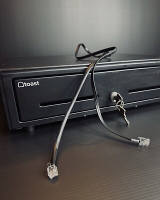 Toast Brand Cash Drawer With Cables To Connect To Printer. Keys ...