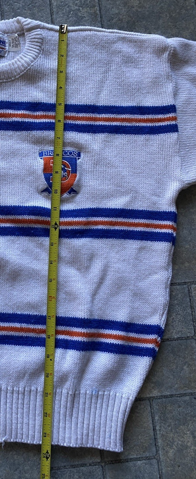 VTG Cliff Engle Sweater NFL Pro Line Denver Broncos Adult L Orlon Wool ...