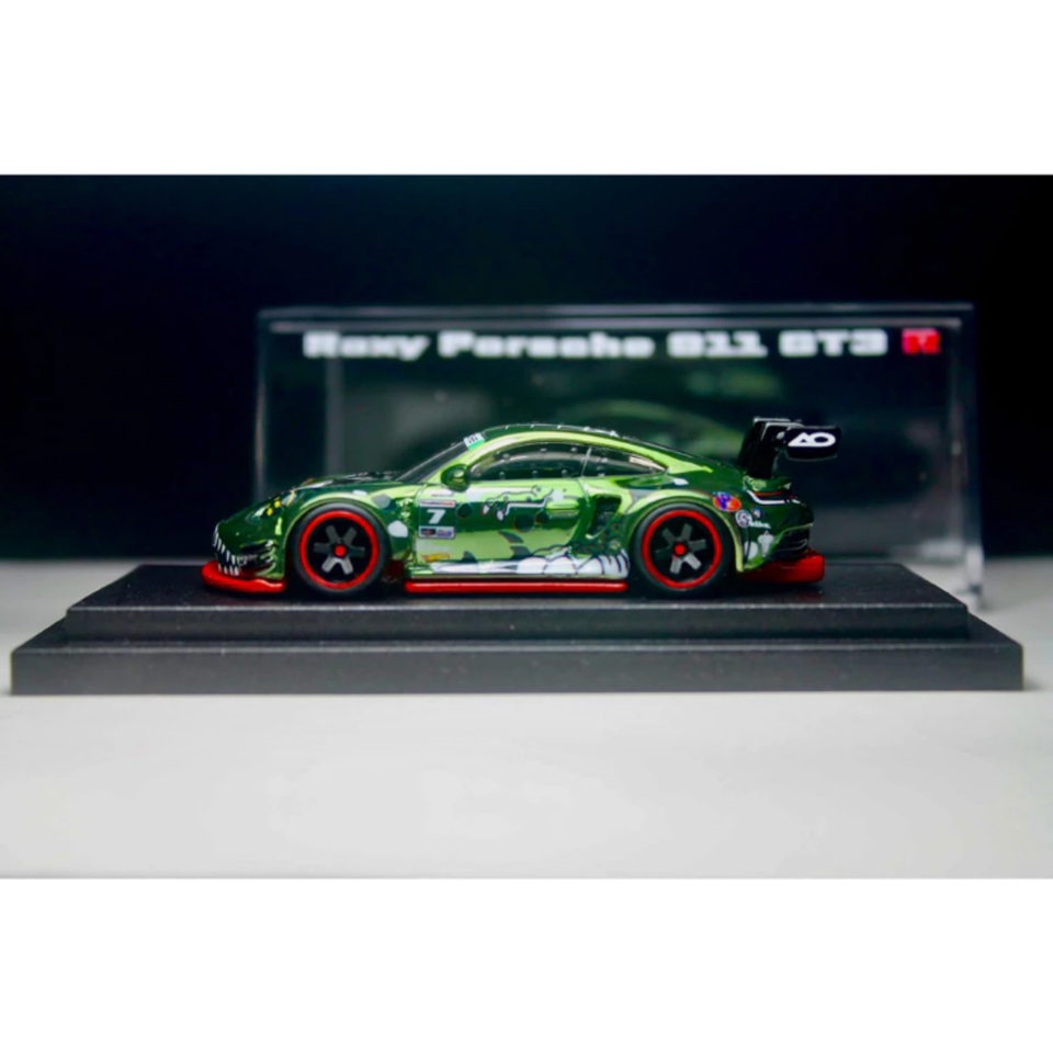 Hot Wheels Rexy Porsche 911 GT3 R (992) Olive Green Spectraflame CUSTOM ...