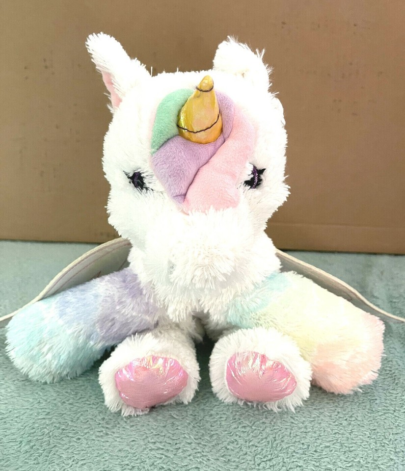 Barbie Kiss & Care Unicorn Talking Light Up & Horn Sounds Stuffed ...