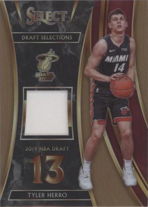 2019-20 Panini Select - Draft Selections Memorabilia Tyler Herro #DS ...
