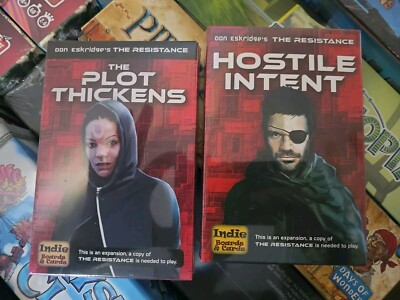The Resistance: The Plot Thickens & Hostile Intent. New | eBay