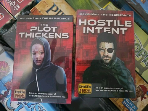The Resistance: The Plot Thickens & Hostile Intent. New | eBay
