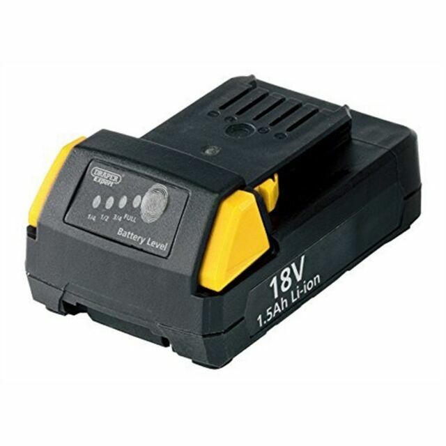 Draper Expert 83686 1.5ah 18v Li-ion Battery Genuine but Scratched for ...