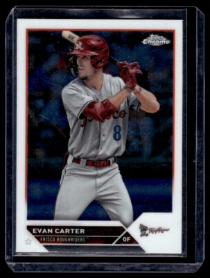 2023 Topps Pro Debut Chrome Evan Carter Frisco RoughRiders #PDC-79 | eBay