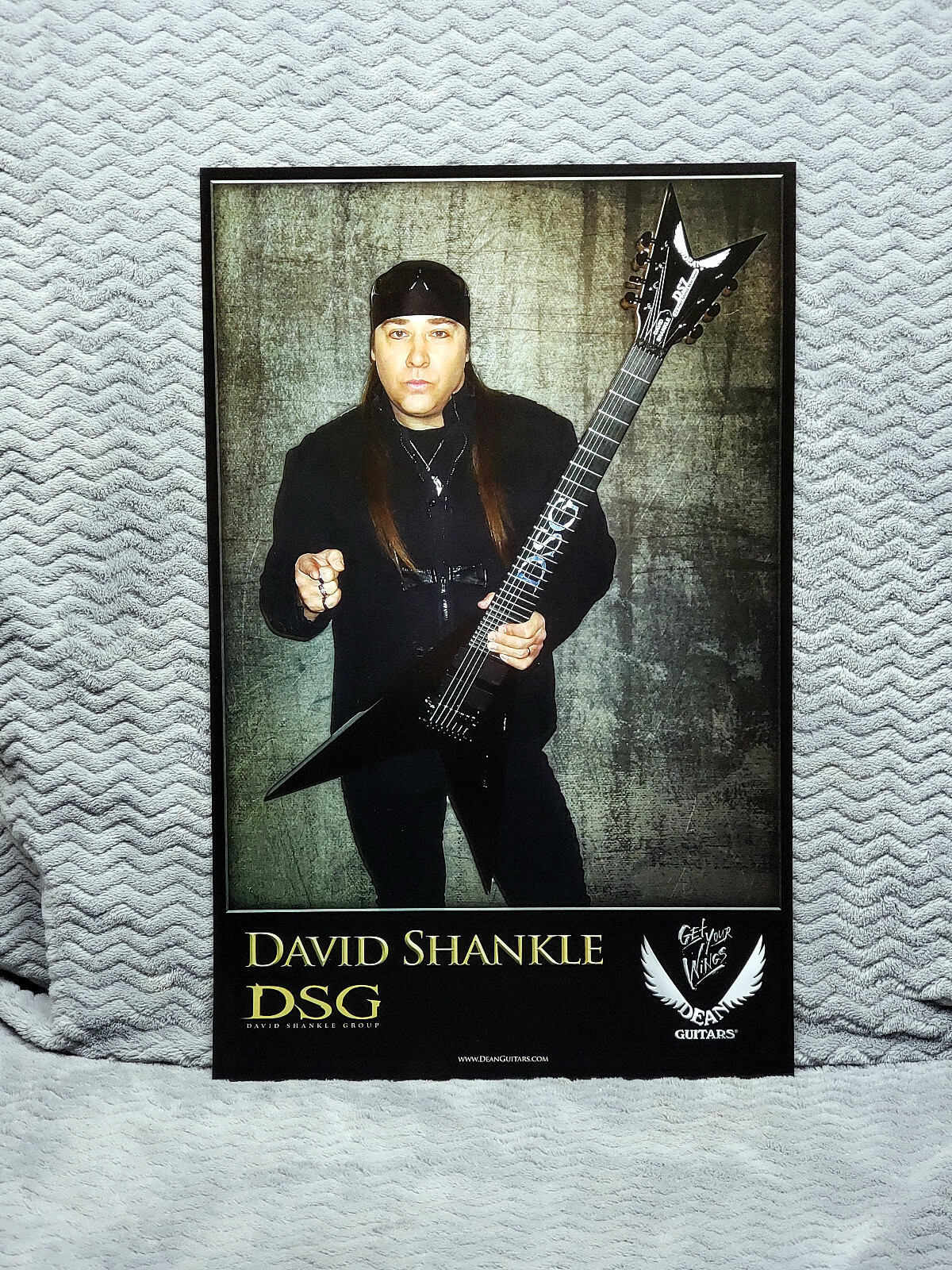 Manowar David Shankle Dean Guitars Poster | eBay