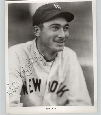 NY Yankees Baseball Star TONY LAZZERI Smiles 1920s Press Photo Printed ...