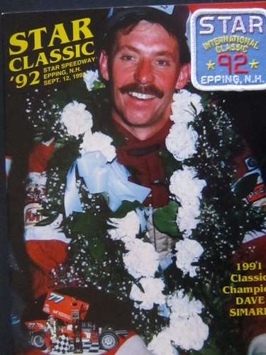 1992 Star Speedway, Star Classic souvenir program with patch | eBay