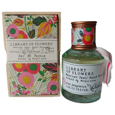 Library of Flowers Wildflower & Fern EDP Perfume Spray 1.69 oz Parfum ...