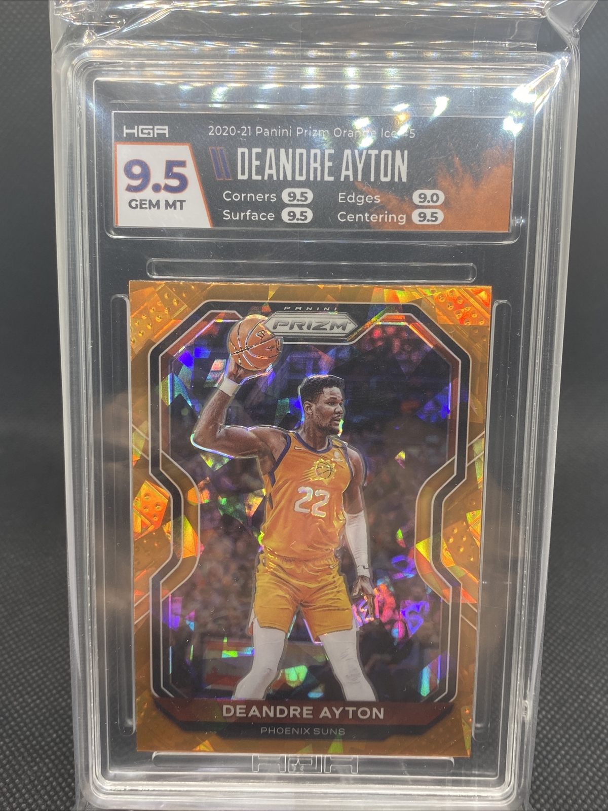 2020-21 Panini Prizm - DeAndre Ayton #5 Orange Ice Prizm for sale ...
