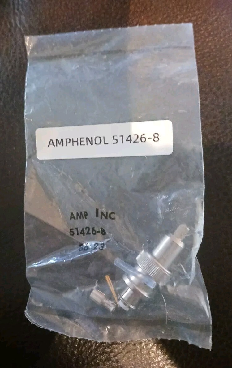1 ea New Amphenol 51426-8 SHV Connector Plug, Female Crimp **NOT ...