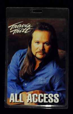 Travis Tritt All Access Pass Concert Ticket Stub Country Laminate Promo ...