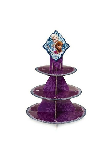 DISNEY FROZEN WILTON 3 DIMENSIONAL CUPCAKE STAND THREE TIER PARTY ...