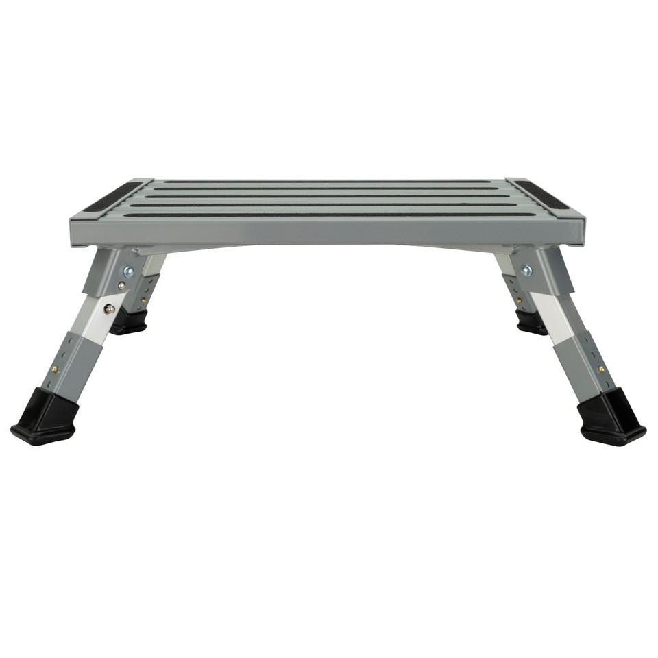 RV Aluminum Platform Step RV Portable Step Adjustable Height | eBay
