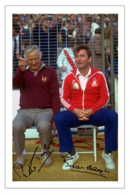 PETER TAYLOR & BRIAN CLOUGH Signed Autograph PHOTO Gift Print ...