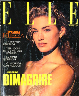 ELLE Magazine Italia May 1990 ELAINE IRWIN Carmen Schwarz CLAUDIA ...