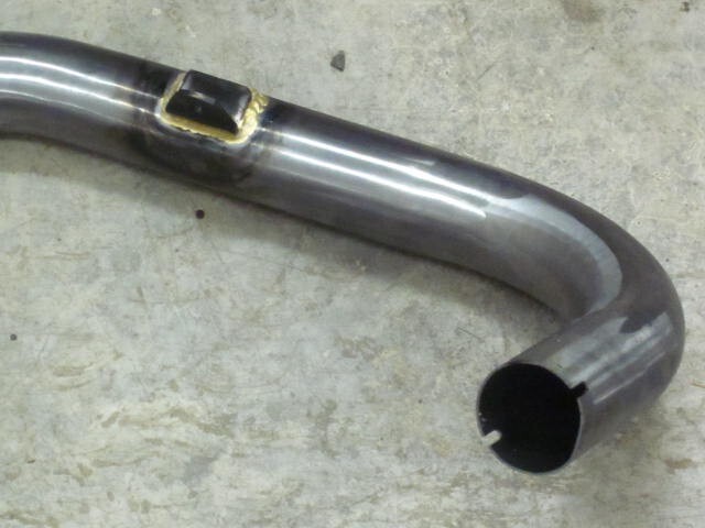 Exhaust Header pipes Triumph drag pipes 1 3/4" bare steel chopper long ...