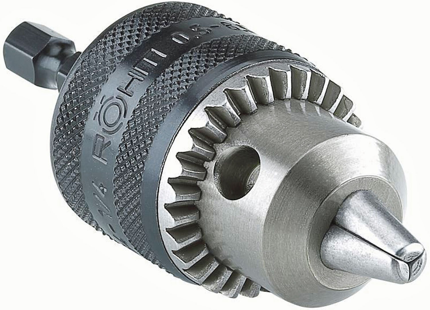 1/4"Keyed Drill Chuck 0.5mm-6.5mm Capacity 1/4"Hex Shank Rohm #368292 ...