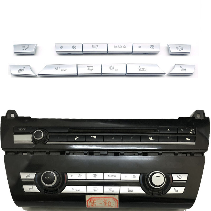 Set Replacement Climate Air Condition Buttons Fit For BMW 5 X5 X6 F10 ...