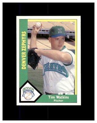 Tim Watkins 1990 CMC Denver Zephyrs #3 | eBay