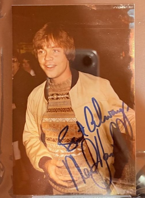MARK HAMILL SIGNED PHOTOGRAPH ENCAPSULATED PSA LUKE SKYWALKER STAR WARS ...
