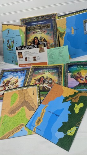 MAZTICA Box Set Complete 1991 AD&D 2nd Edition Forgotten Realms ...