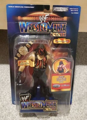 WWF Kane Wrestlemania X7 RARE brand new wwe wrestling aew figure demon ...