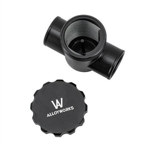New AF64-2043 Billet Radiator Coolant Filter Black For Radiator Hose ...