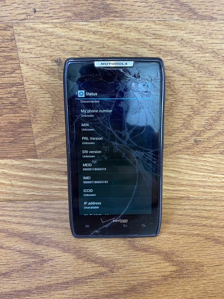 Motorola Droid RAZR MAXX XT912 (Verizon) 4G LTE Smartphone 4.3", 16GB ...