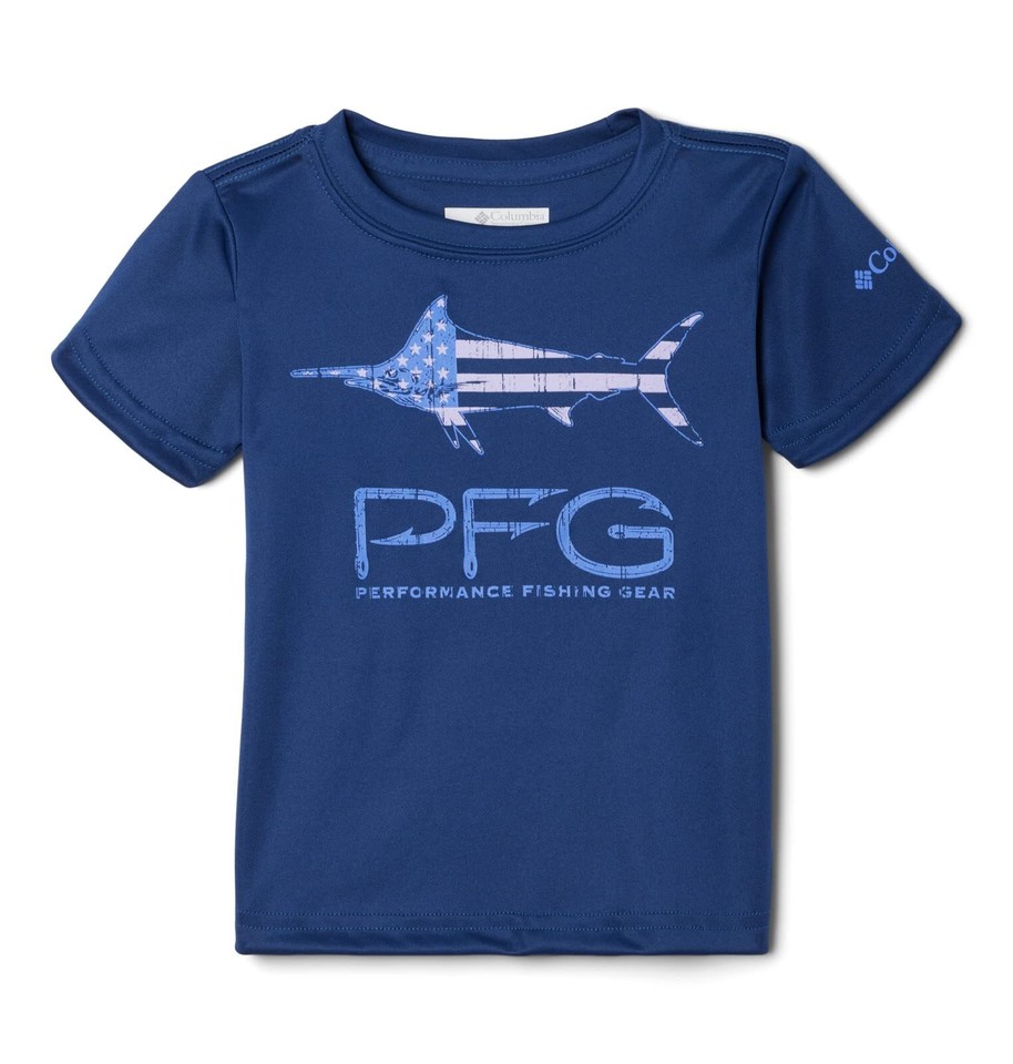 Columbia Youth Boys Terminal Tackle PFG Marlin America Short Sleeve, | eBay