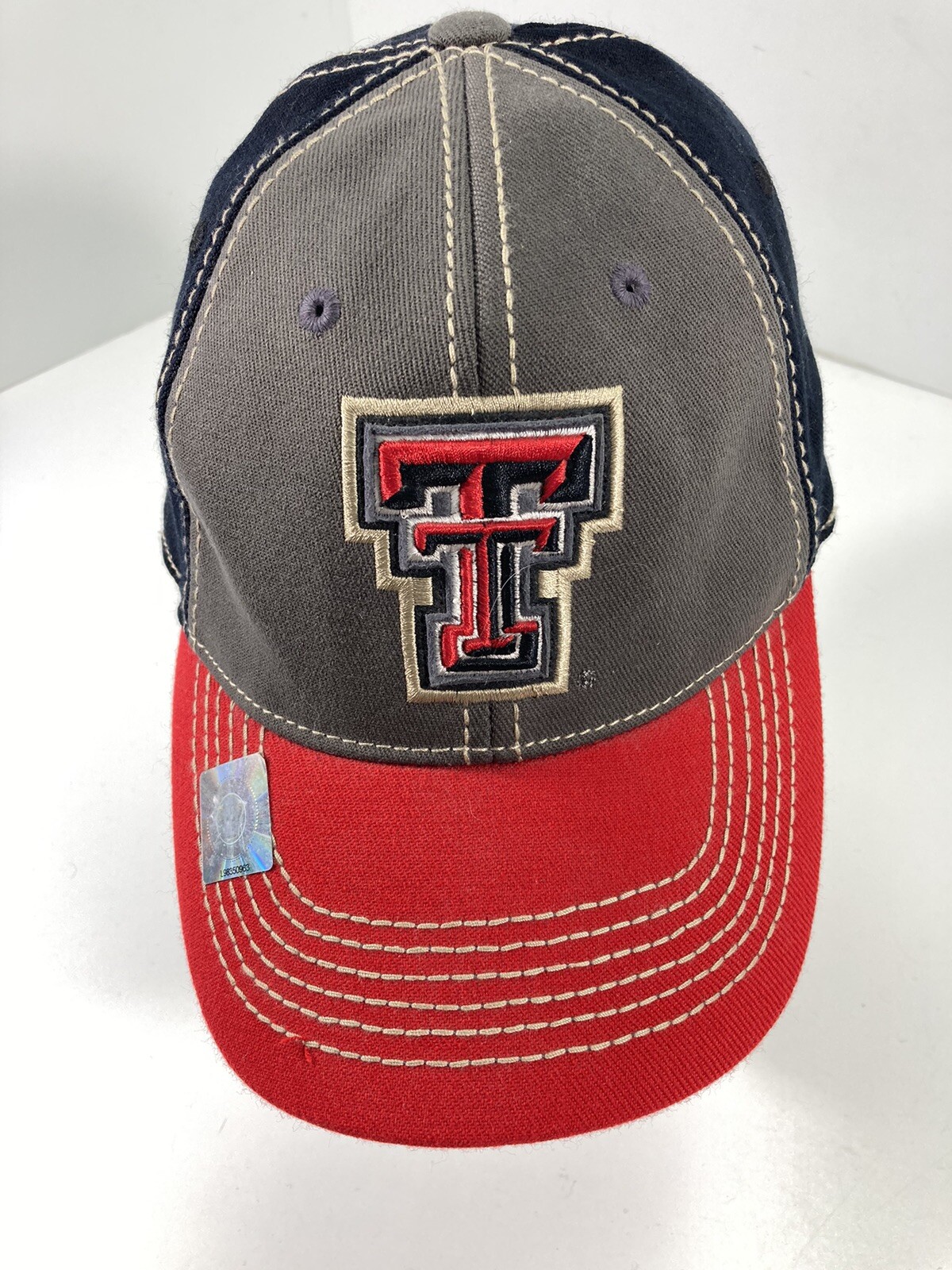 Texas Tech University Red Raiders Hat Cap Fitted Small/Medium Top Of ...