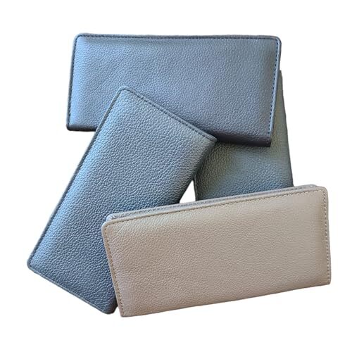 Maral Men's Genuine Leather Long Wallet for Checkbook - Credit Cards ...