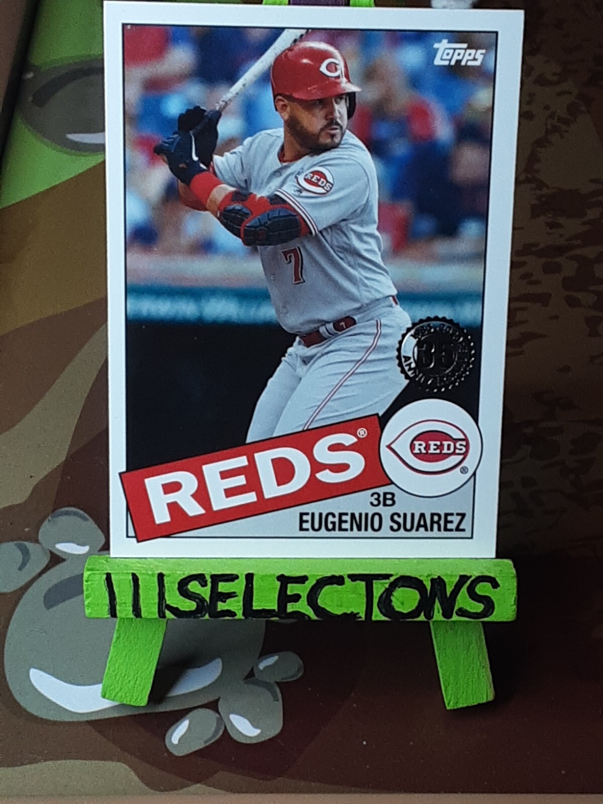 2020 TOPPS BASEBALL - EUGENIO SUAREZ - 1985 35th ANNIVERSARY - #12 ...